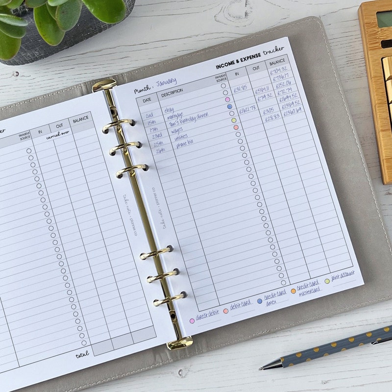 A5 Expense Book - Etsy UK