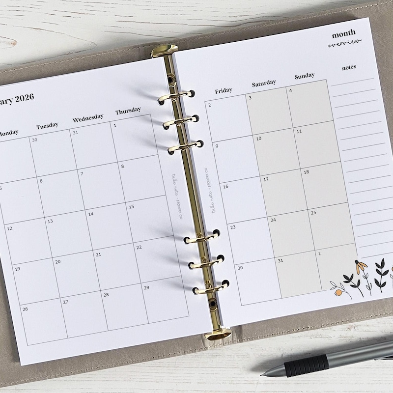 A5 Planner Birthday Page - Etsy UK