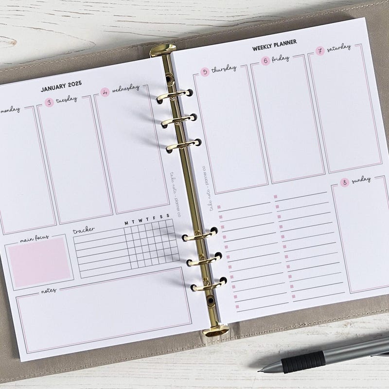 Weekly Planner - Etsy