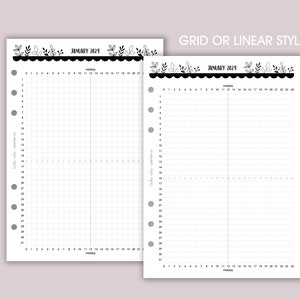 24 Hour Symptom Tracker A5 Planner Inserts Daily Tracker Refill floral:24hrtracker - Etsy