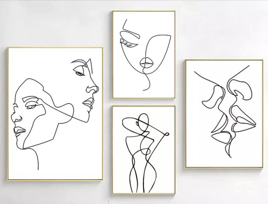 Fine Line ART - Etsy