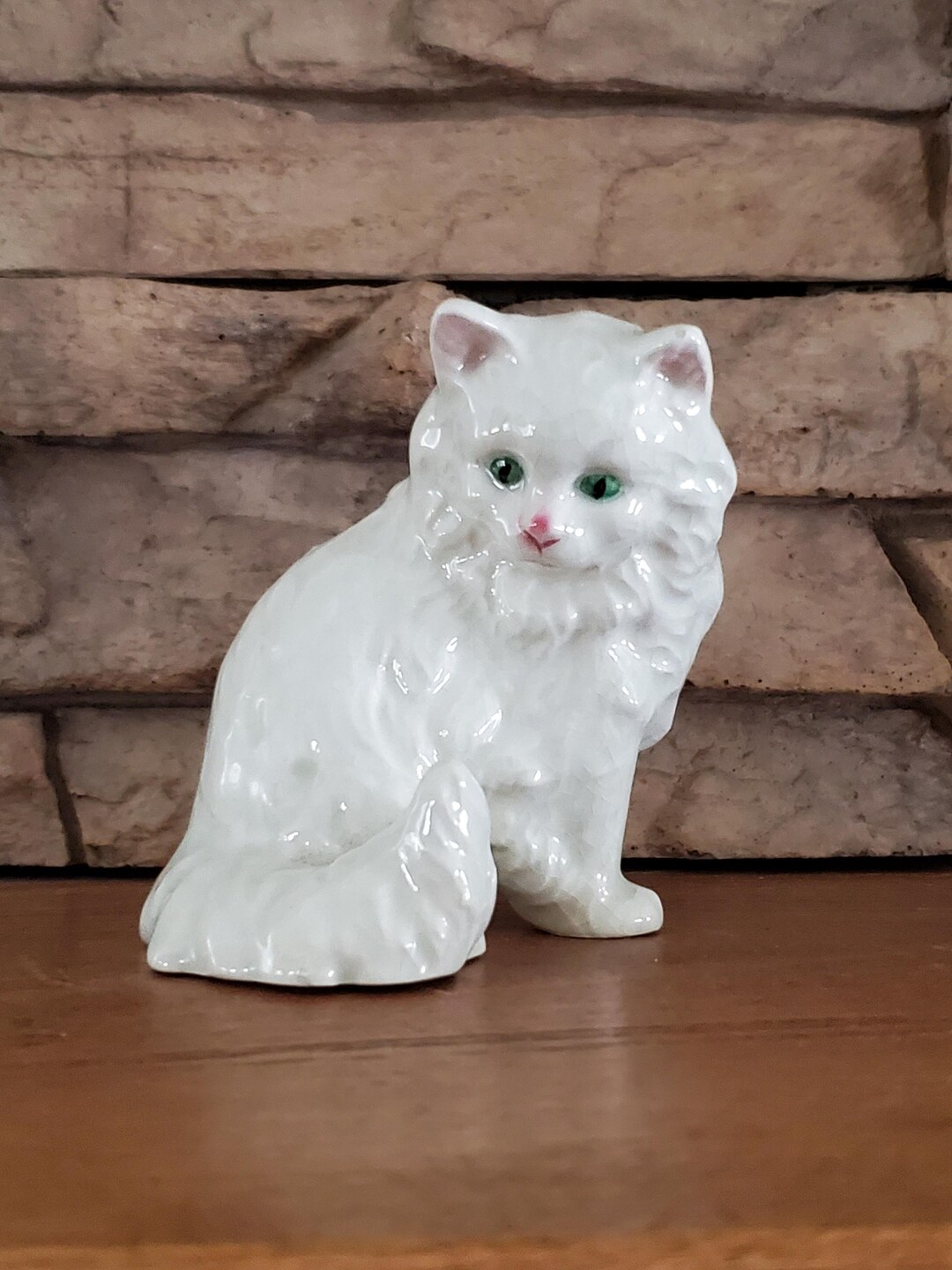 Vintage Goebel Porcelain White Cat Figurine - Etsy