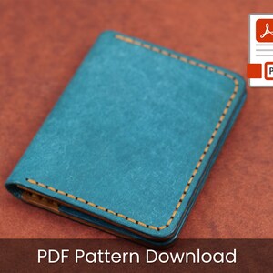 Bifold Wallet - PDF Pattern - Leather Template Digital Download - Etsy