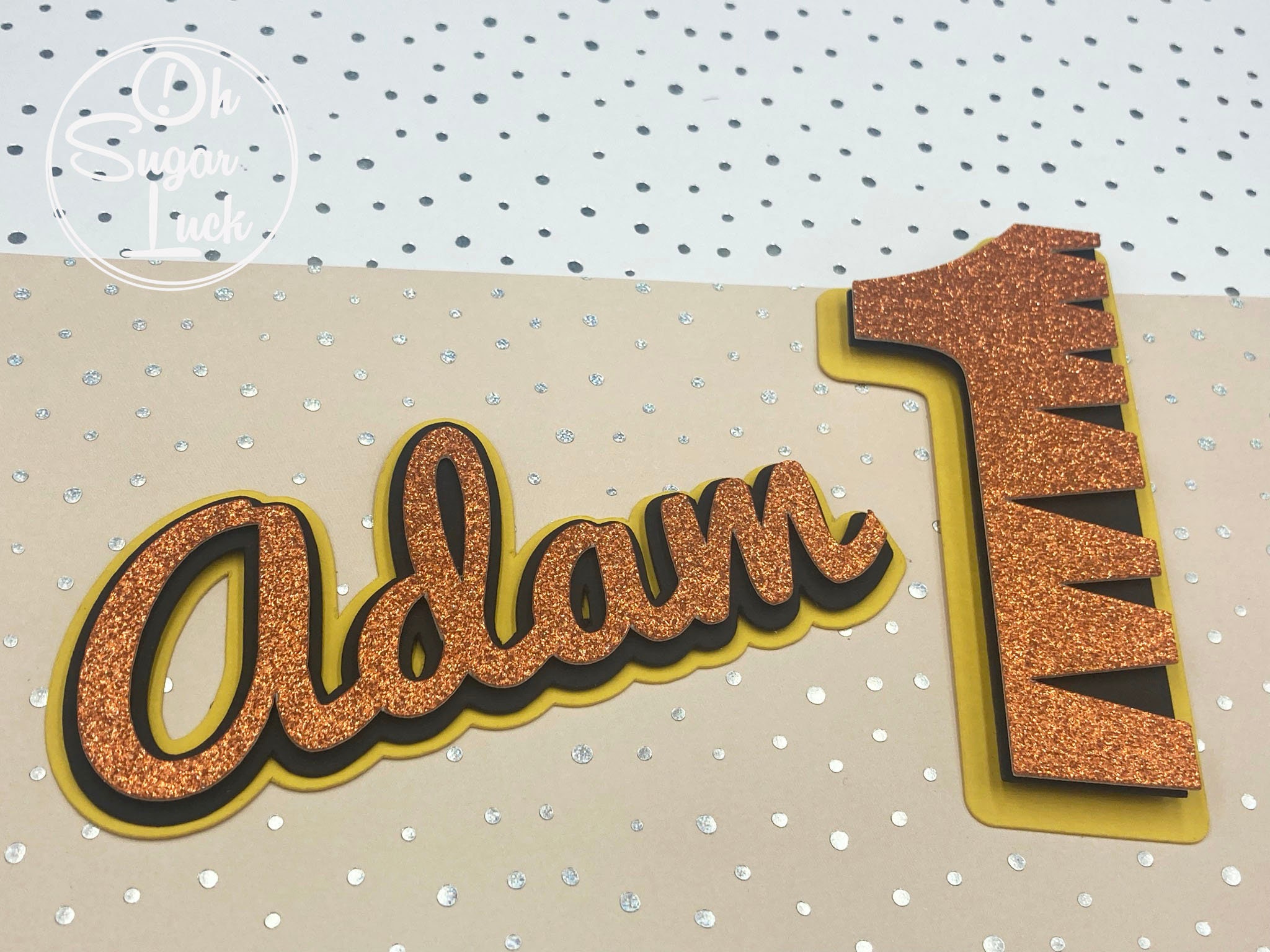 Tiger Cake Topper, Personalized Tiger Cake Topper, Decoration for a ...