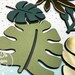 Monstera Cake Topper Tropical Leaves on a Birthday Cake, Cake ...