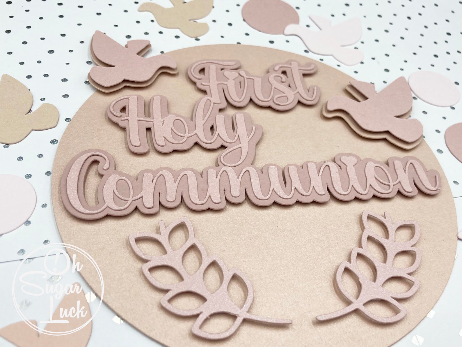 First Holy Communion Cake Topper, Church Celebration, Communion ...