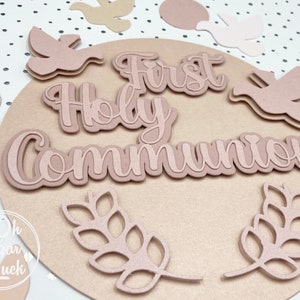 First Holy Communion Cake Topper, Church Celebration, Communion ...