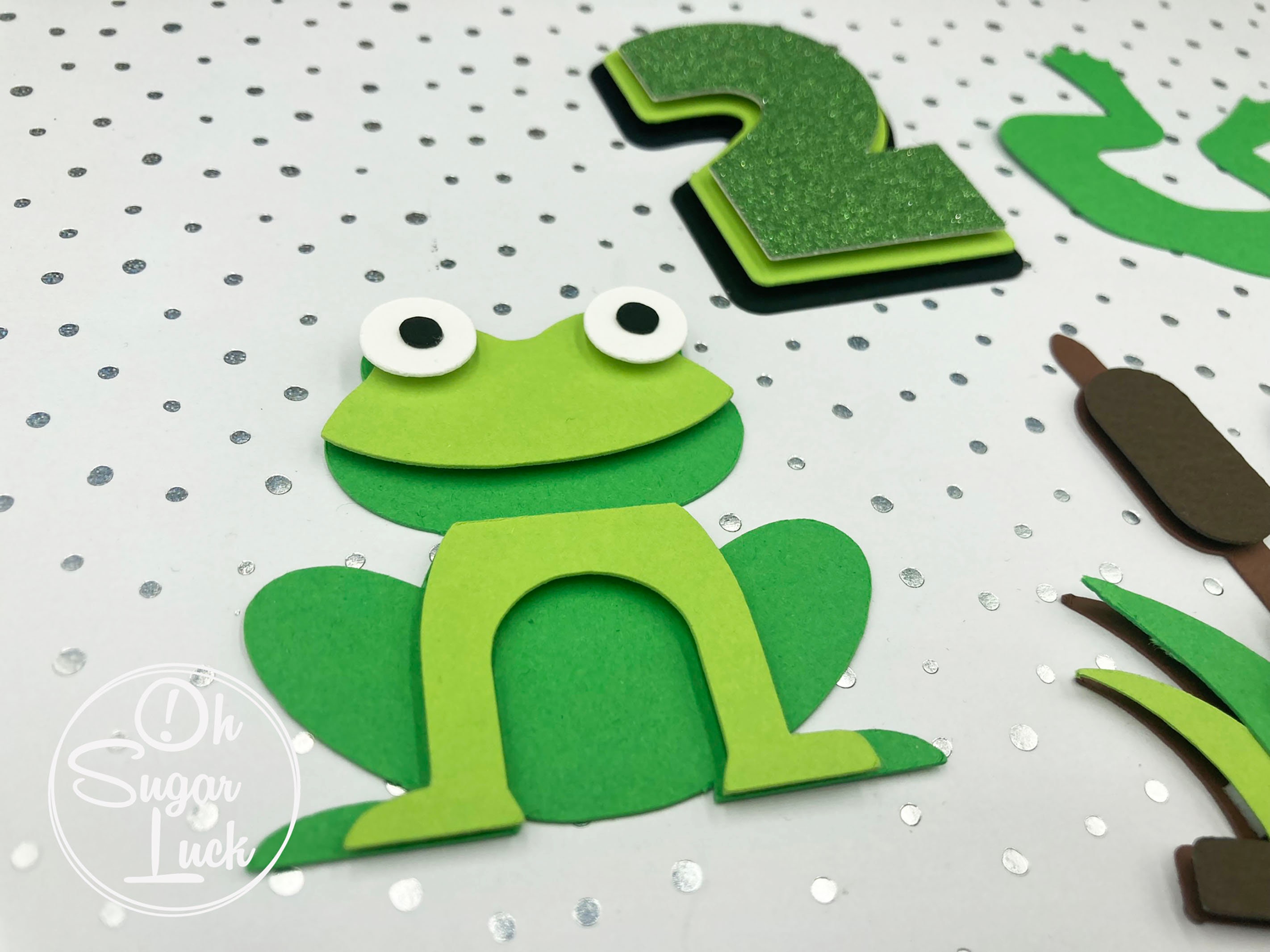 Frog-themed Cake Topper, Aquatic Cake Topper for Birthday Party ...