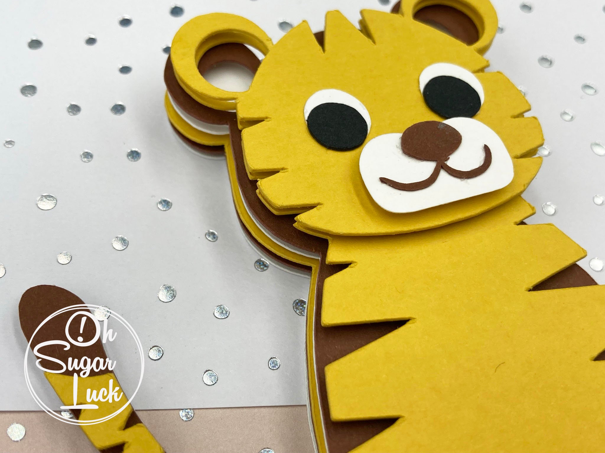 Tiger Cake Topper, Personalized Tiger Cake Topper, Decoration for a ...