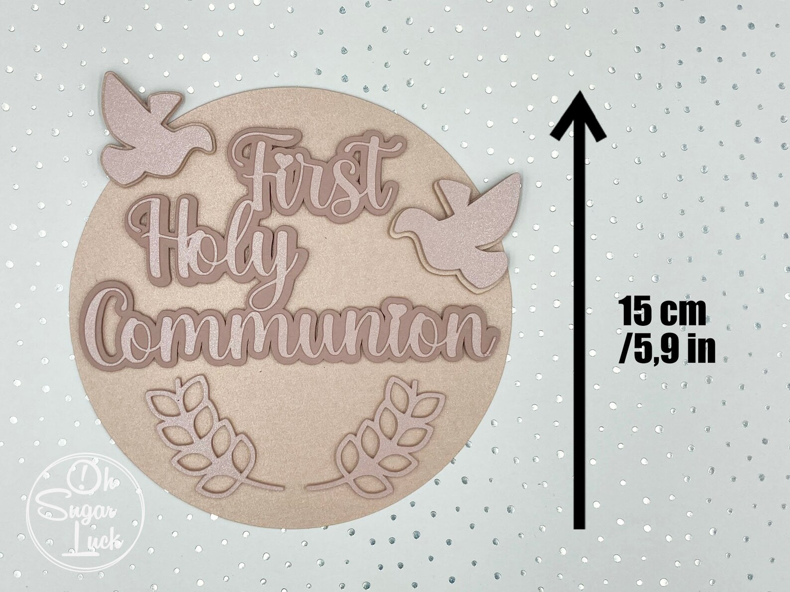 First Holy Communion Cake Topper, Church Celebration, Communion ...