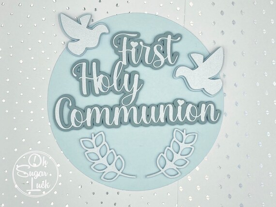 First Holy Communion Cake Topper First Holy Communion Cake | Etsy