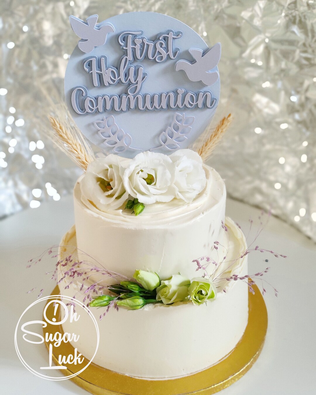 First Holy Communion Cake Topper, First Holy Communion Cake Topper for ...