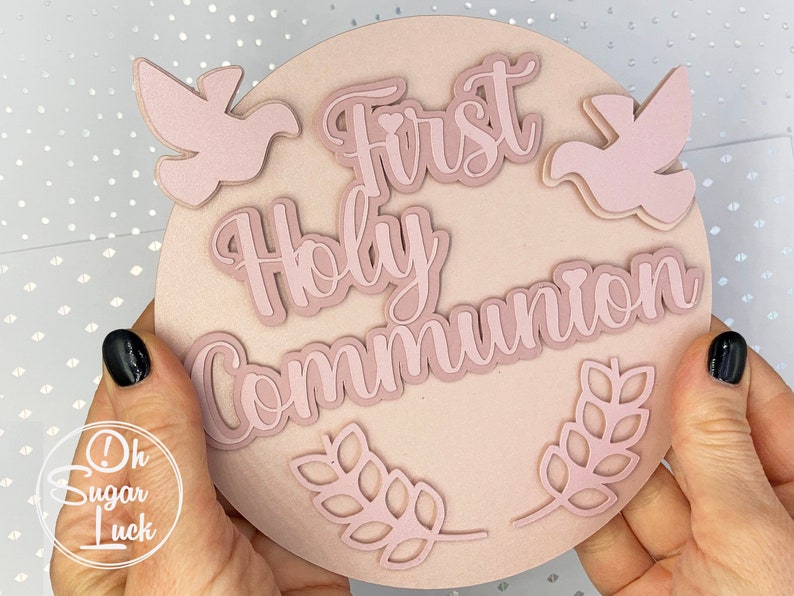 First Holy Communion Cake Topper, Church Celebration, Communion ...
