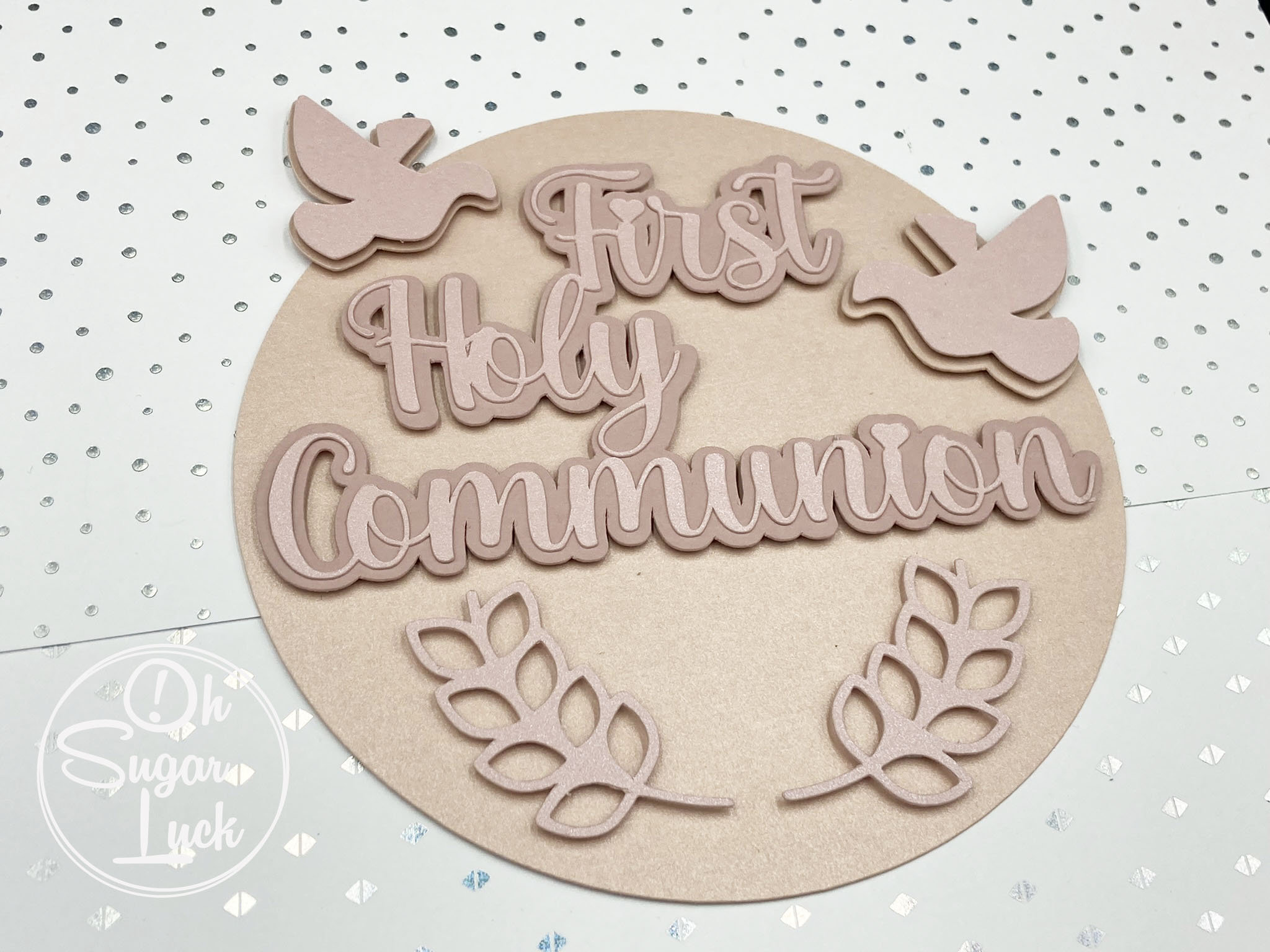 First Holy Communion Cake Topper, Church Celebration, Communion ...