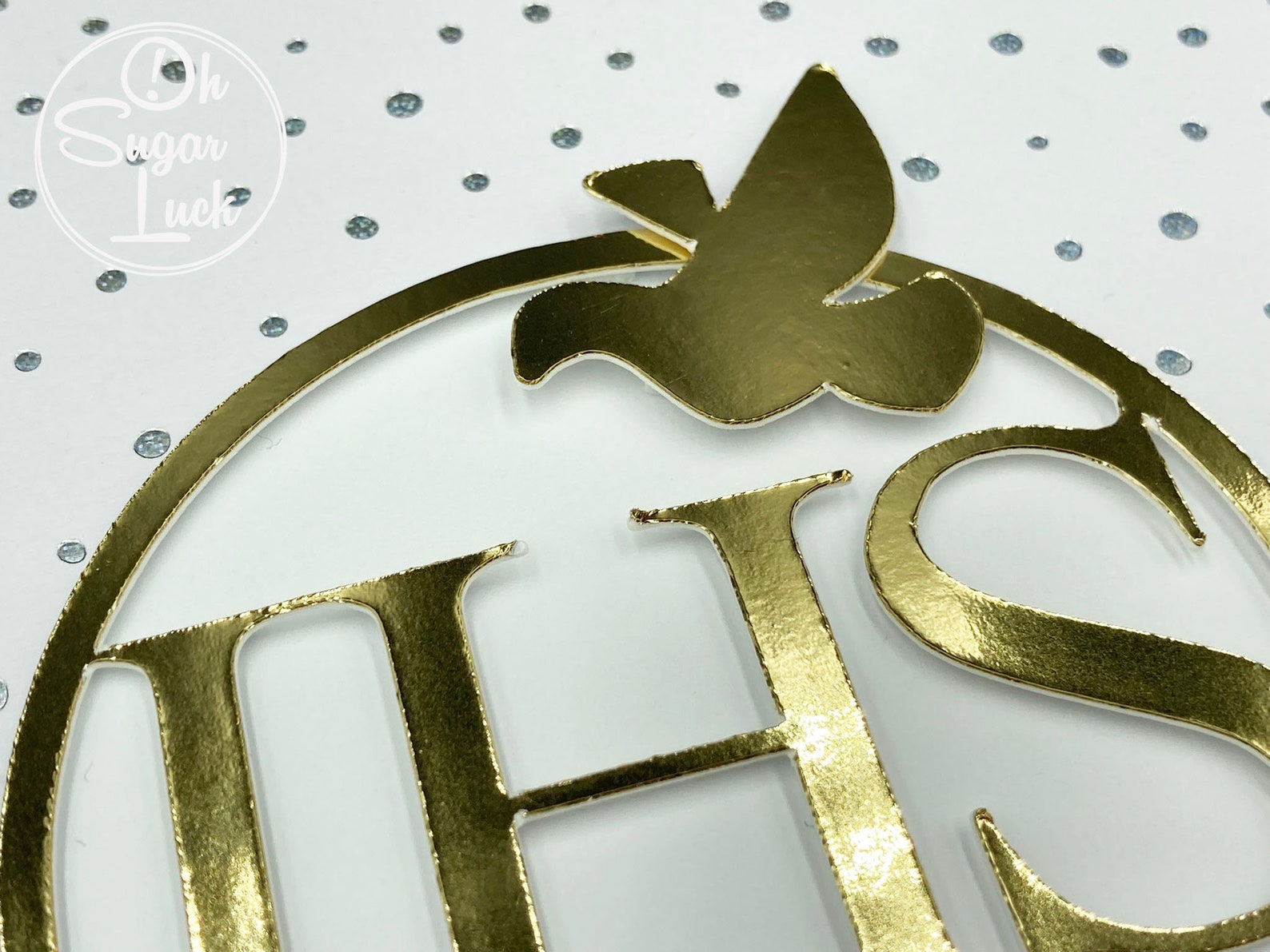 IHS Cake Topper, IHS Classic Cake Topper, First Communion Cake Topper ...