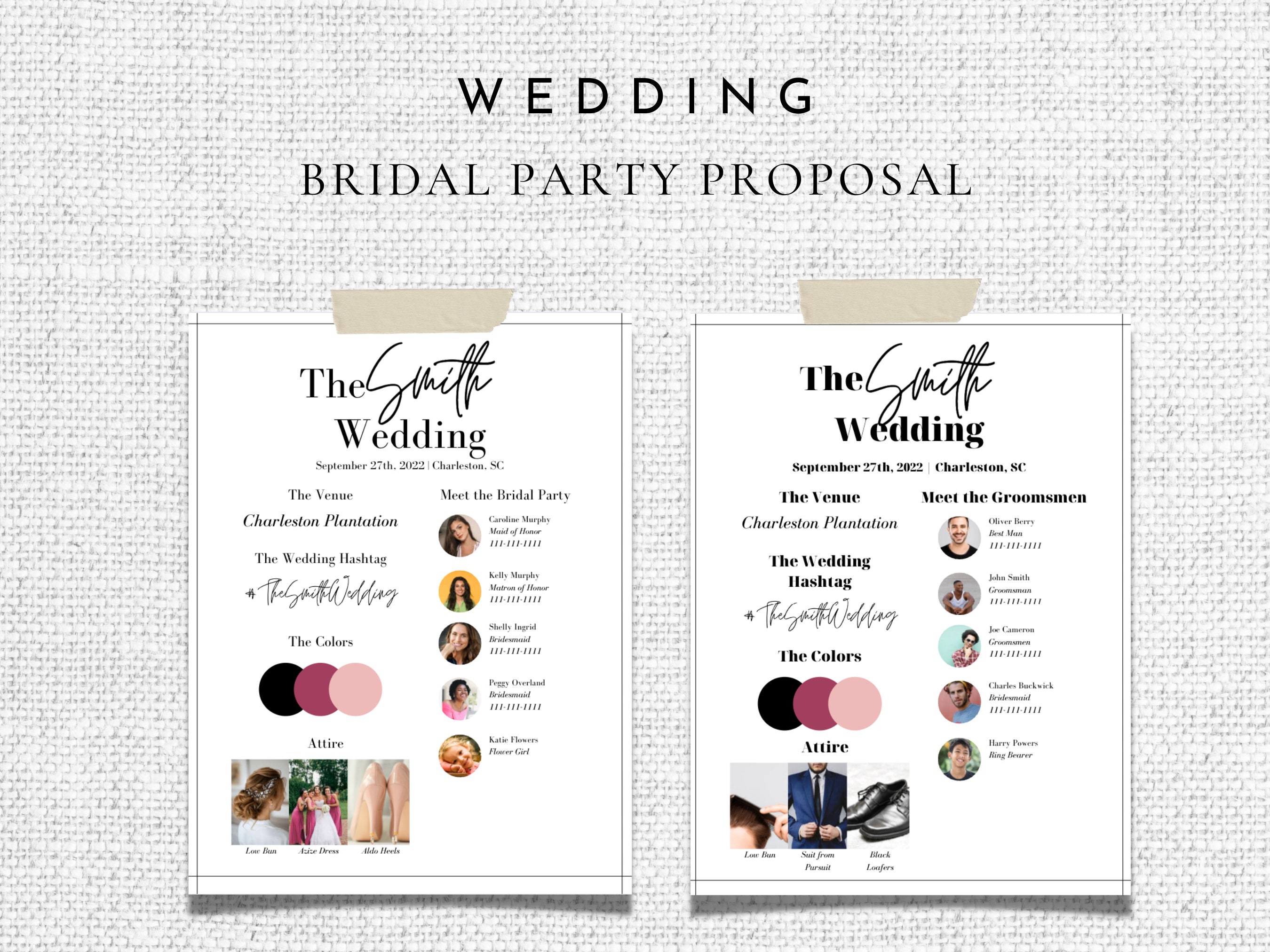 Invitations & Announcements Information Card Wedding Printable ...