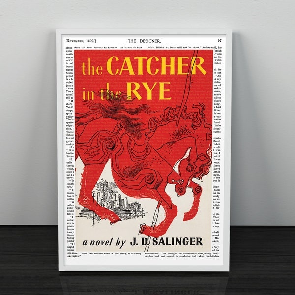 Catcher in the Rye Cover Art - Etsy