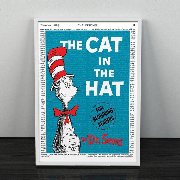 Dr Seuss Poster - Etsy
