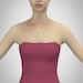 Women's Strapless Bodice Block Downloadable/printable PDF Pattern ...