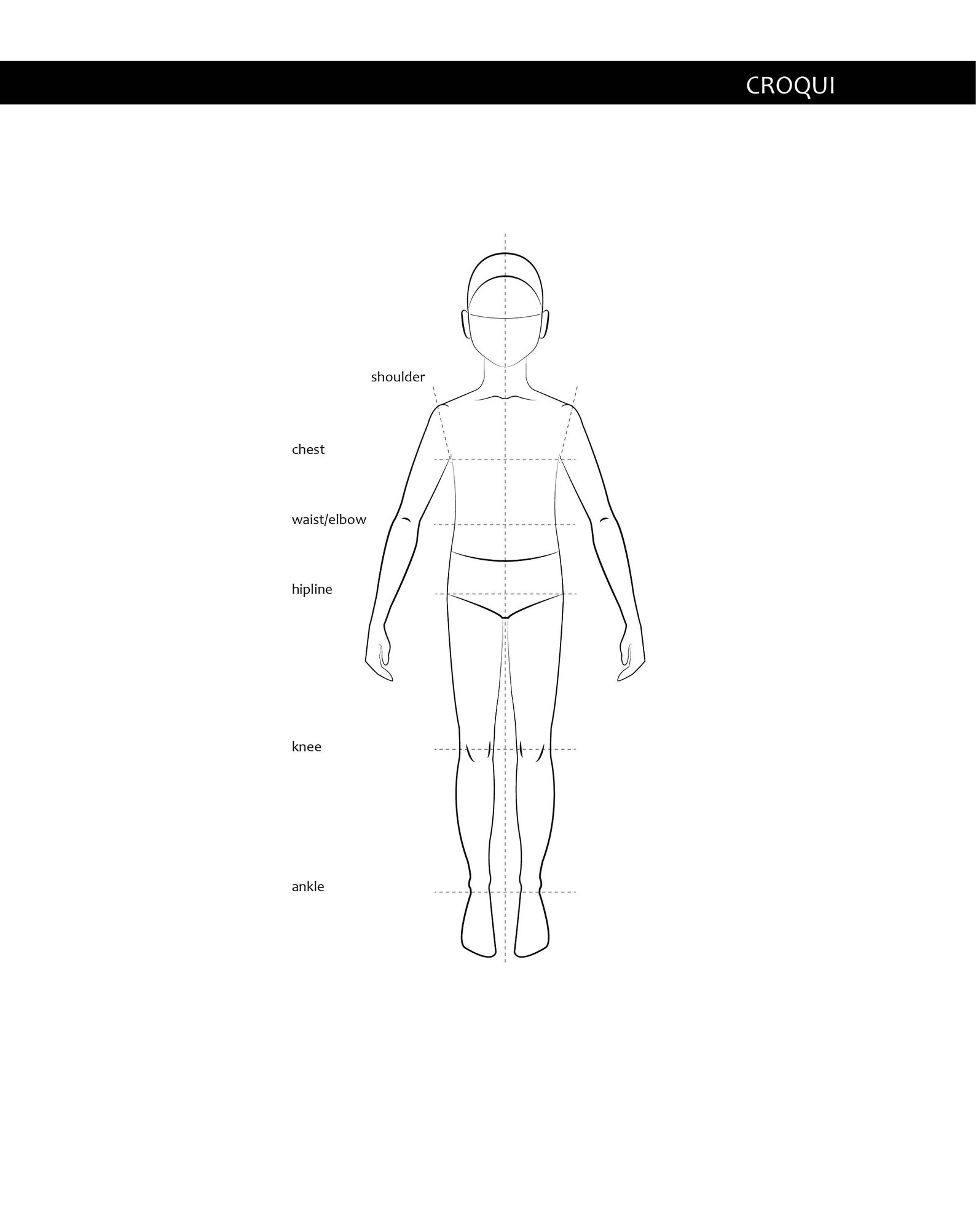 Childrenswear Printable PDF Croqui Template for Hand or Digital ...