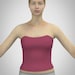 Women's Strapless Bodice Block Downloadable/printable PDF Pattern ...