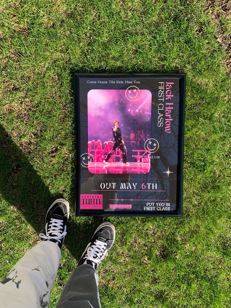 Jack Harlow Poster, Jack Harlow, Wall Art, Jack Harlow Wall Art, Wall ...