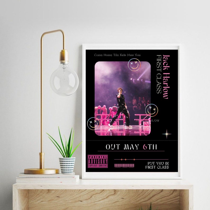 Jack Harlow Poster, Jack Harlow, Wall Art, Jack Harlow Wall Art, Wall ...