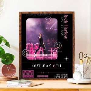 Jack Harlow Poster, Jack Harlow, Wall Art, Jack Harlow Wall Art, Wall ...