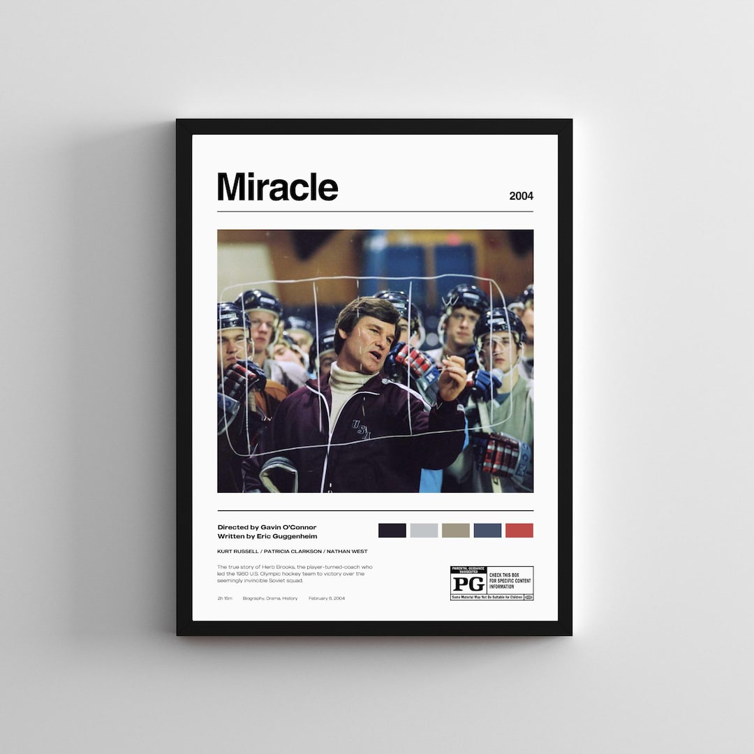 Miracle Movie Poster Digital Download | Sports Wall Art | Miracle on ...