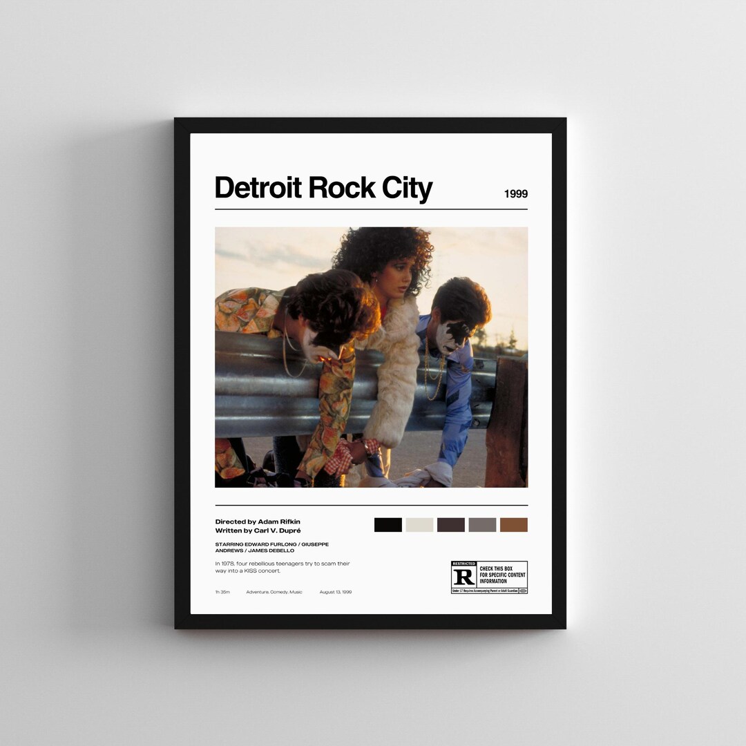 Detroit Rock City Movie Poster | Digital Download | Wall Art | Cult ...