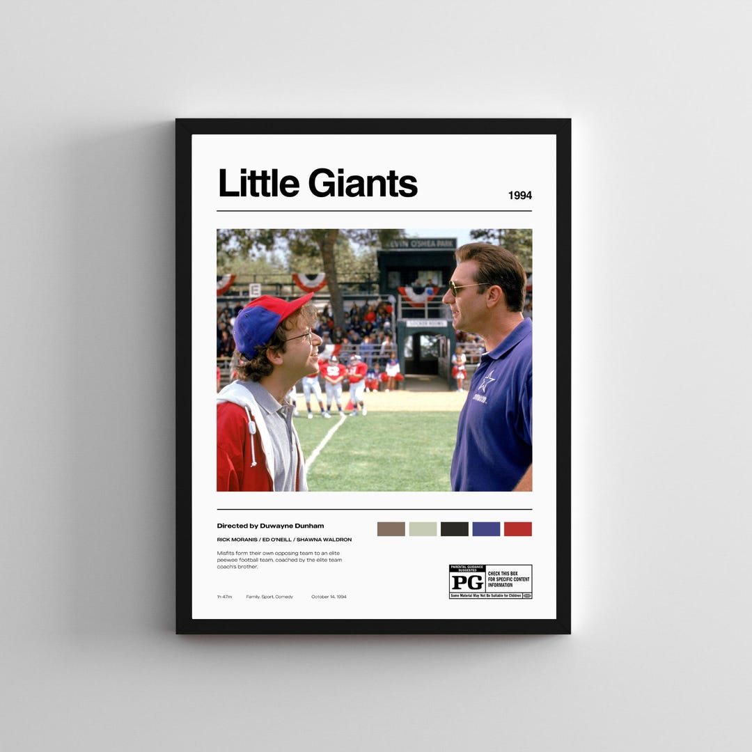 Little Giants Movie Poster Digital Download Sports Decor Kids Room Art ...