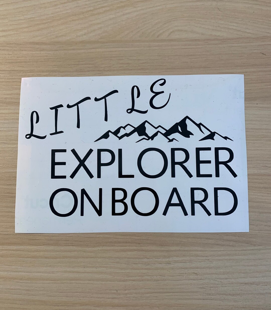 Little Explorer Vinyl Decal - Etsy