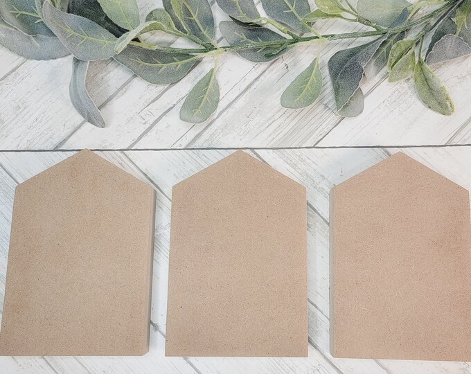 Blank Houses L Wood House Blanks L Wood Blanks L MDF Blanks L MDF House ...