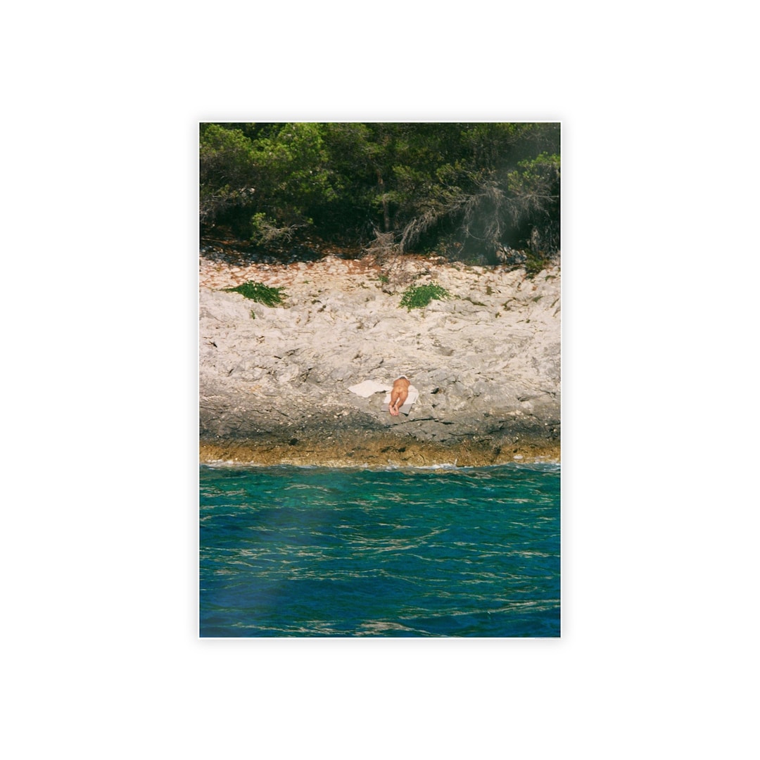 Gloss Posters Nude Beach Hvar Etsy