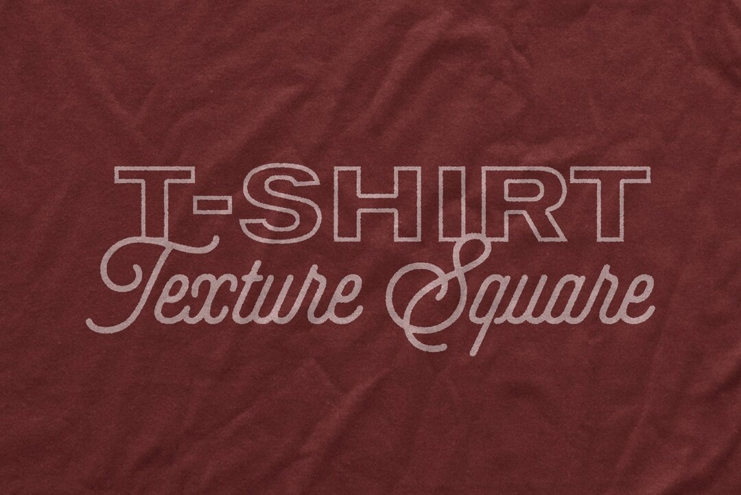 T-shirt Texture Square - Etsy