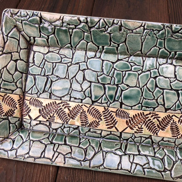 Green Ginkgo Pottery - Etsy