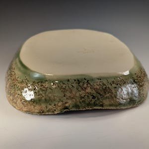 Nature Textured Handmade Square Ceramic Bowl - Etsy
