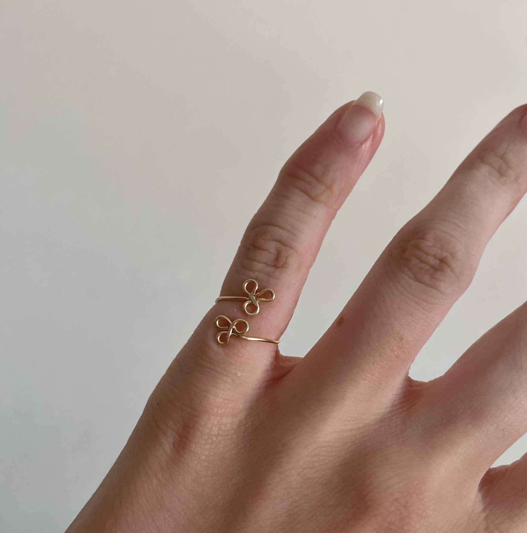 Wispy & Ivy Dainty Wire Rings, Simple Ring, Stackable Ring, Simple Ring ...