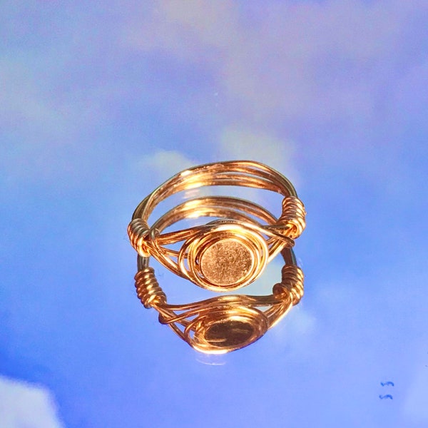 Wire Circle Ring - Etsy