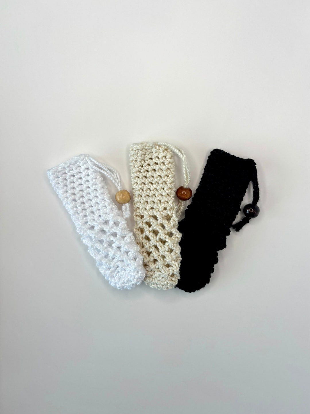 Drawstring Crochet Bag, Perfume Carrier, 100% Cotton, Handmade - Etsy