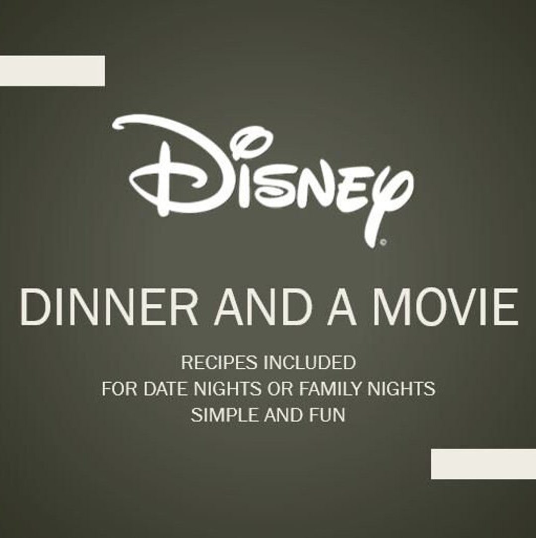30 Dinner and a Movie Menus and Recipes | Digital Download - Etsy