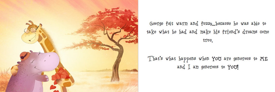 Plush Book Set | George the Generous Giraffe | Zooziez | Plush Animal ...