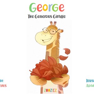 Plush Book Set | George the Generous Giraffe | Zooziez | Plush Animal ...