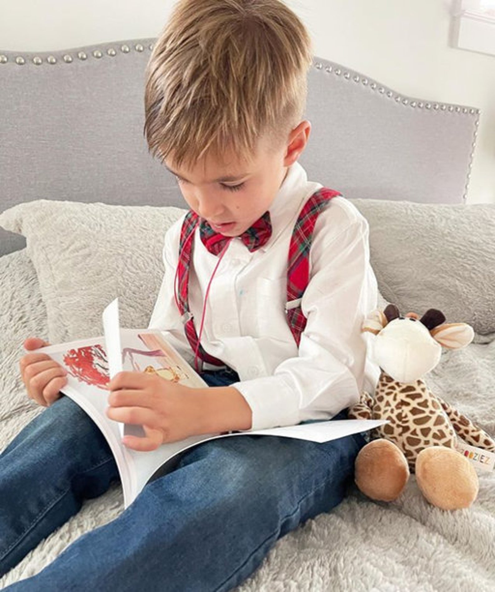 Plush Book Set | George the Generous Giraffe | Zooziez | Plush Animal ...