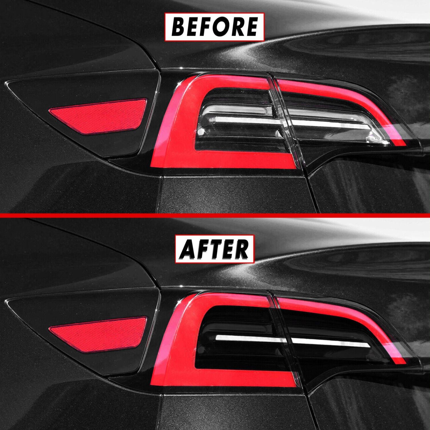 Tesla Model 3 Tail Light Tint Smoke Cutout 35% - Etsy