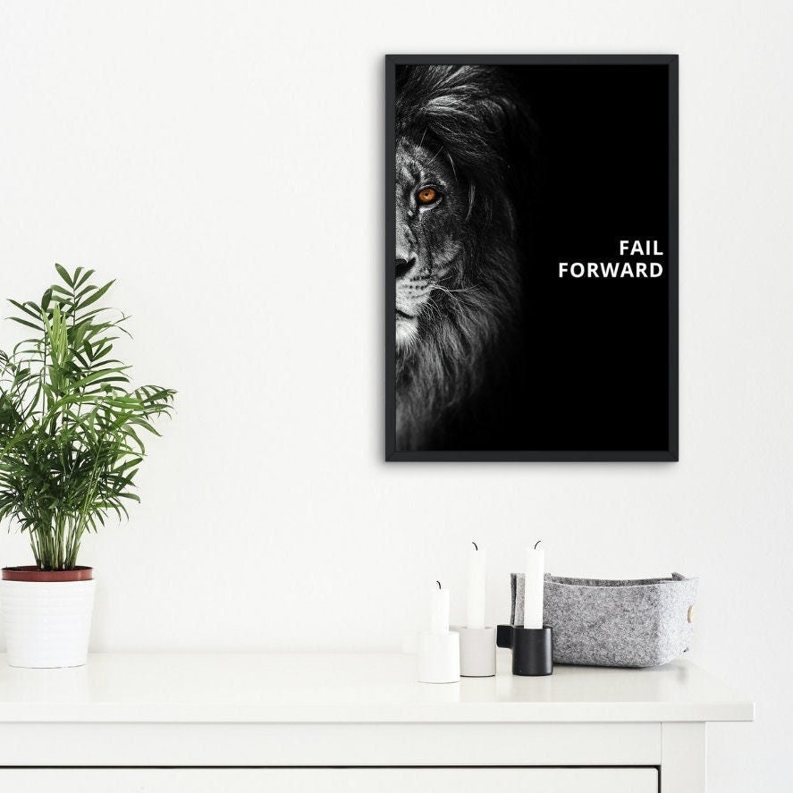 Fail Forward Motivational Poster PNG/ JPG/ PDF Download - Etsy
