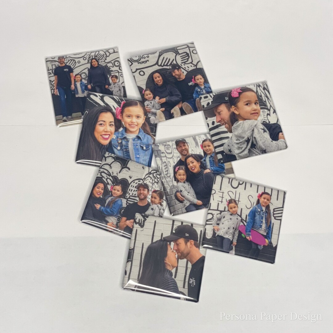 Custom Photo Magnets: Personalized Fridge or Locker Prints (2x2 ...