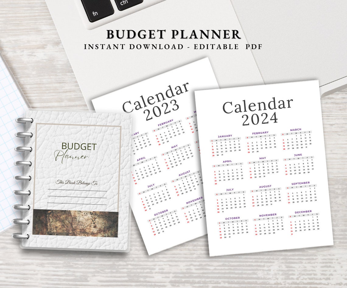 Budget Planner Notebook, Finance Tracker, Spending Log Book, Money ...