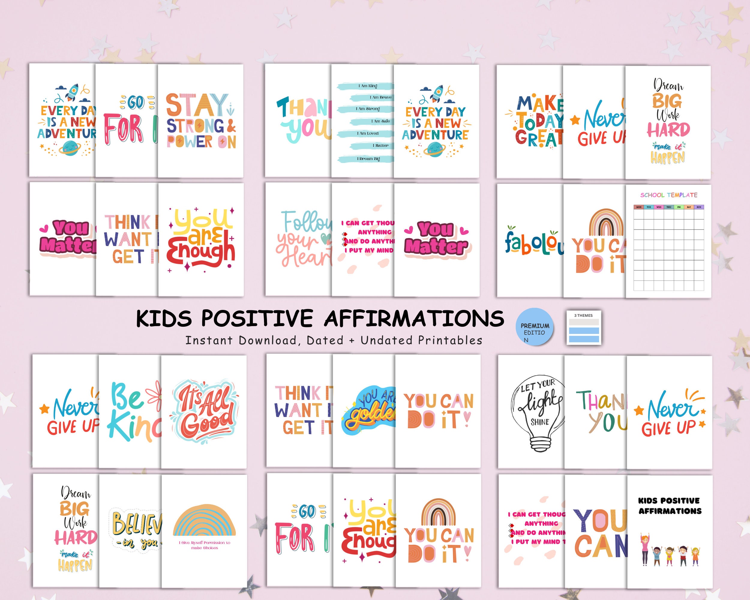 Kids Positive Affirmation Cards, Affirmation Deck, Children's ...