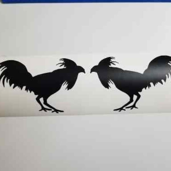 Rooster Decals - Etsy